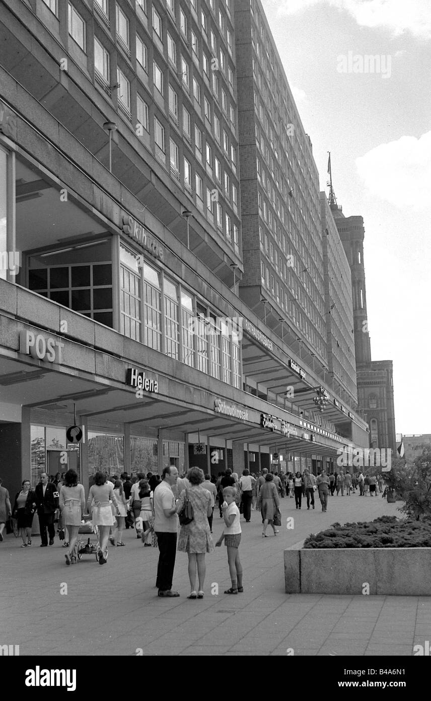 geography/travel, Germany, Berlin, squares, Alexanderplatz, 1970 Stock ...