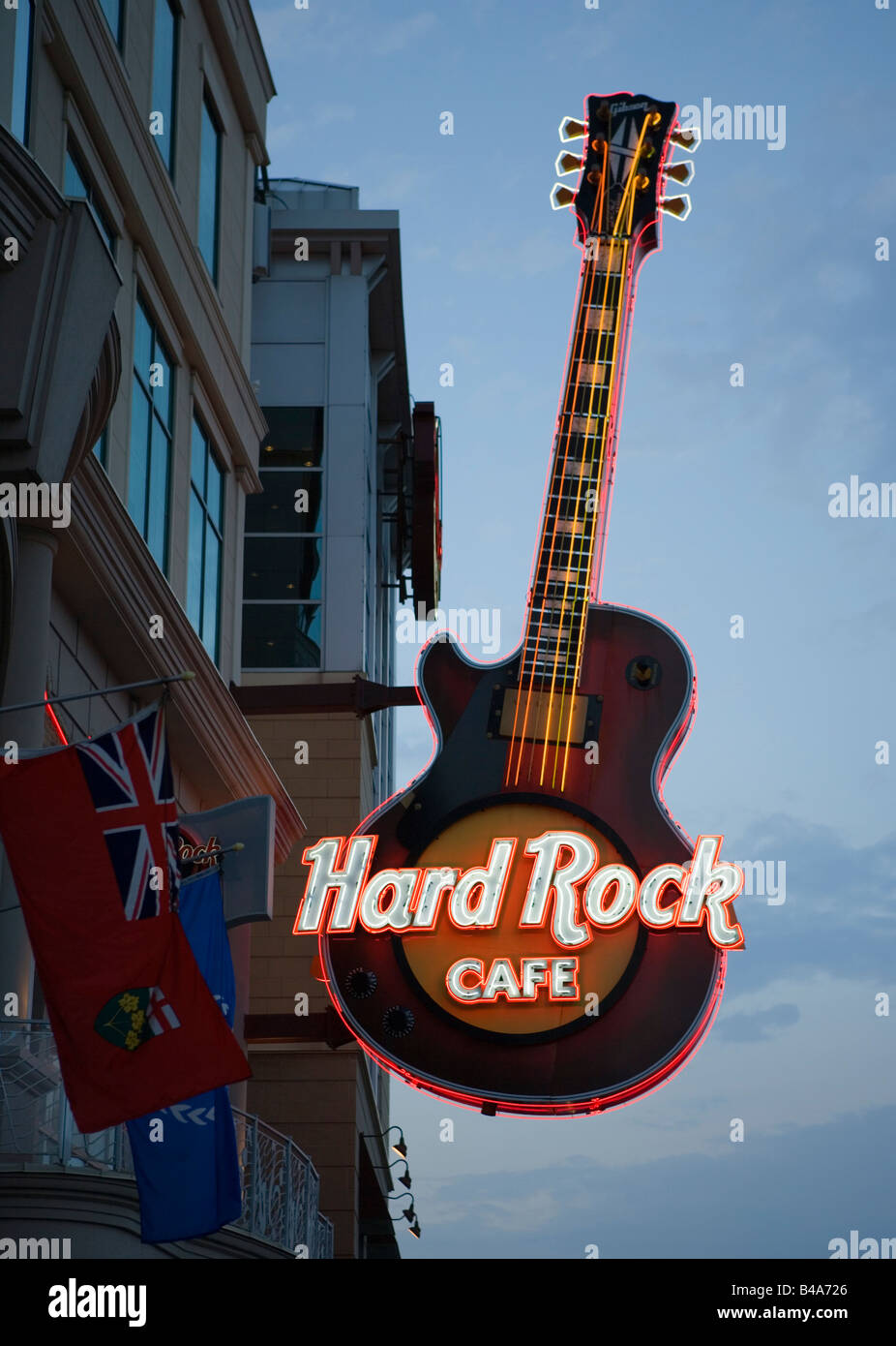 Hard rock cafe guitar sign hi-res stock photography and images - Alamy