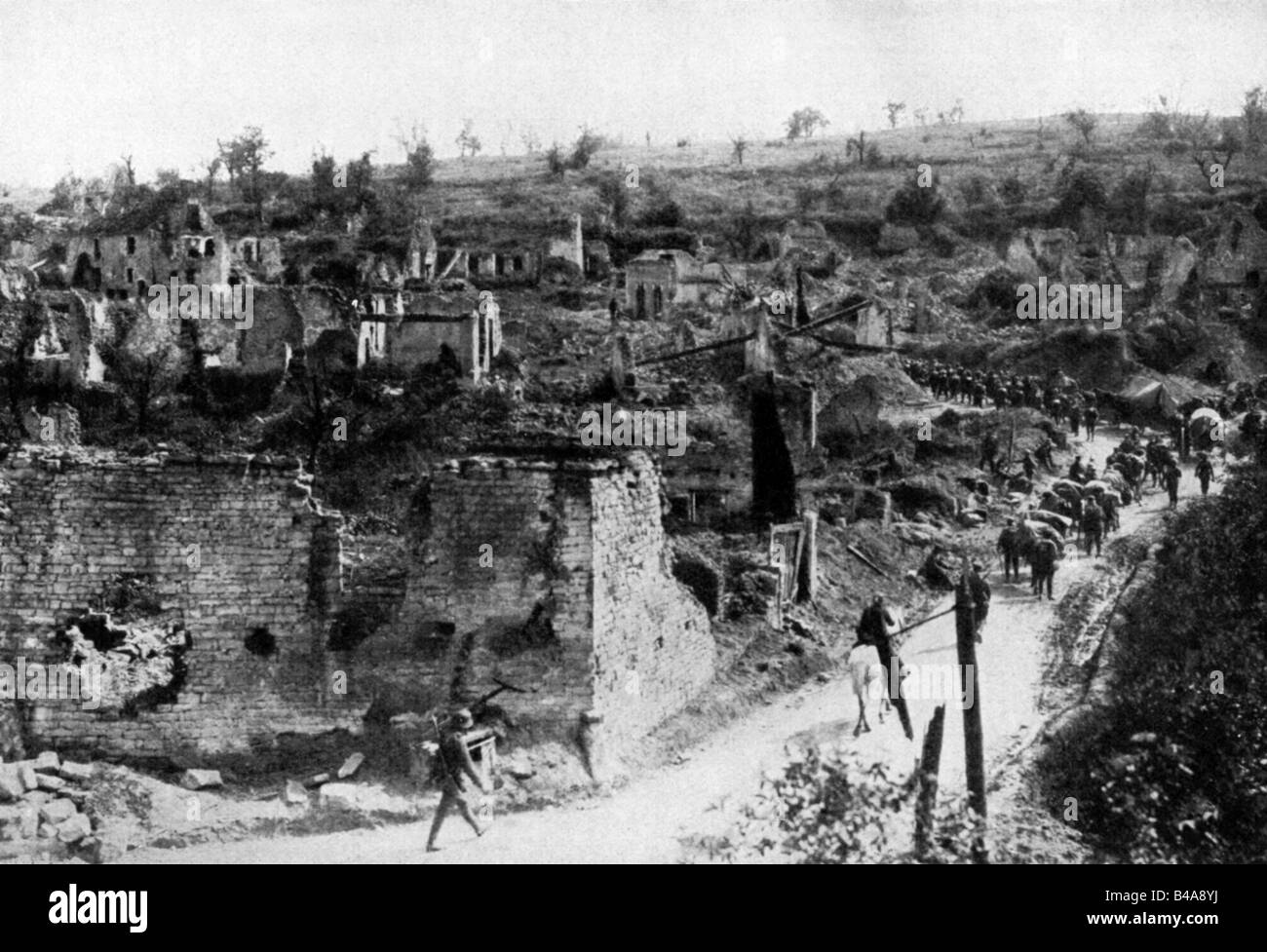 events, First World War / WWI, Western Front, France, Second Battle of ...