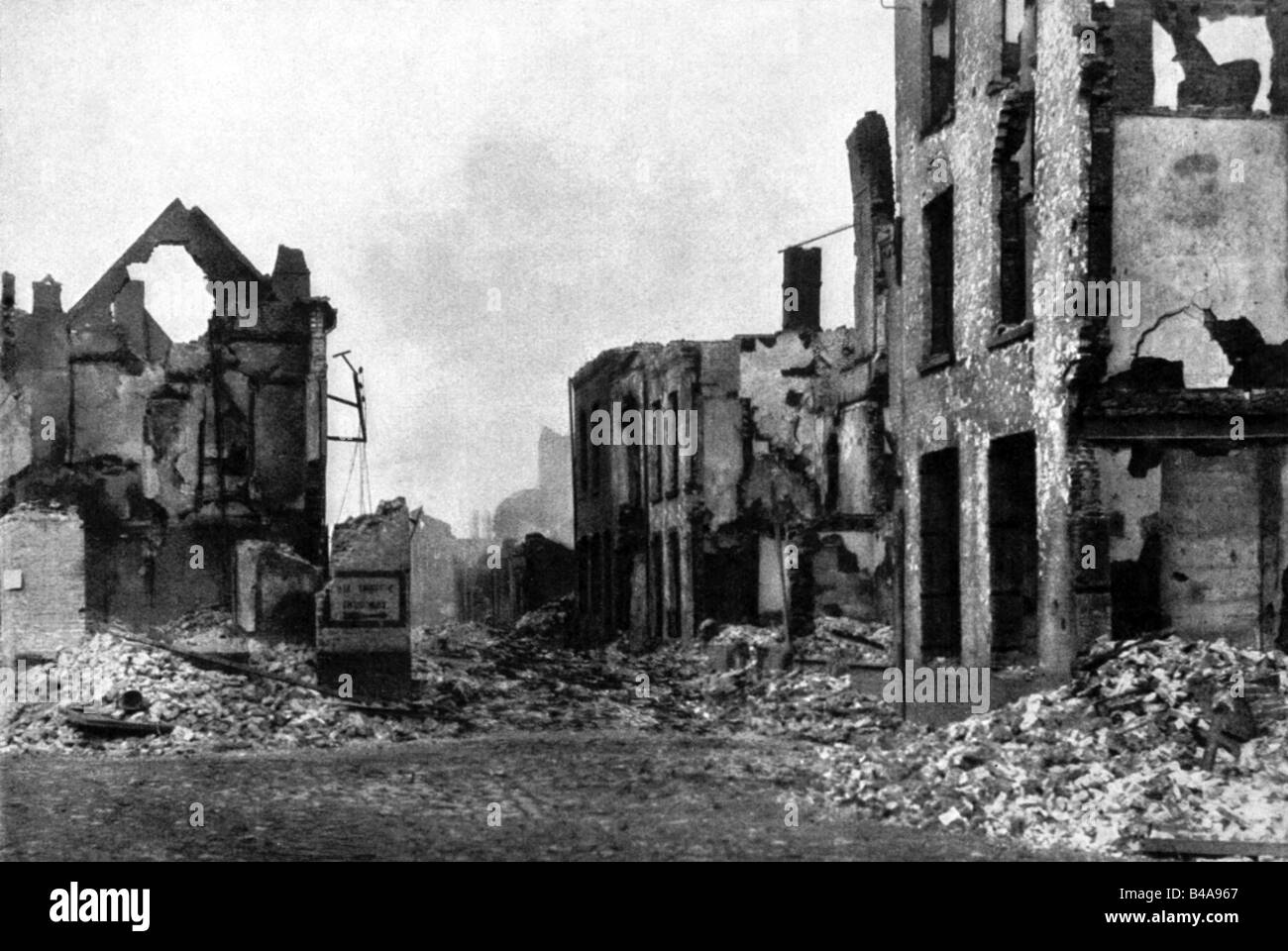 events, First World War / WWI, Western Front, France, German spring ...