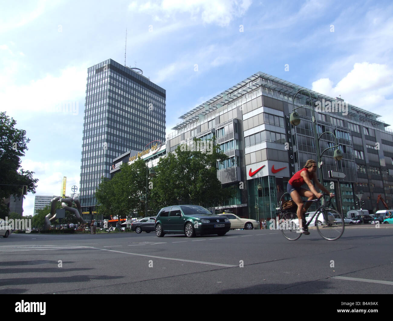 person riding bike in berlin, germany Stock Photo - Alamy