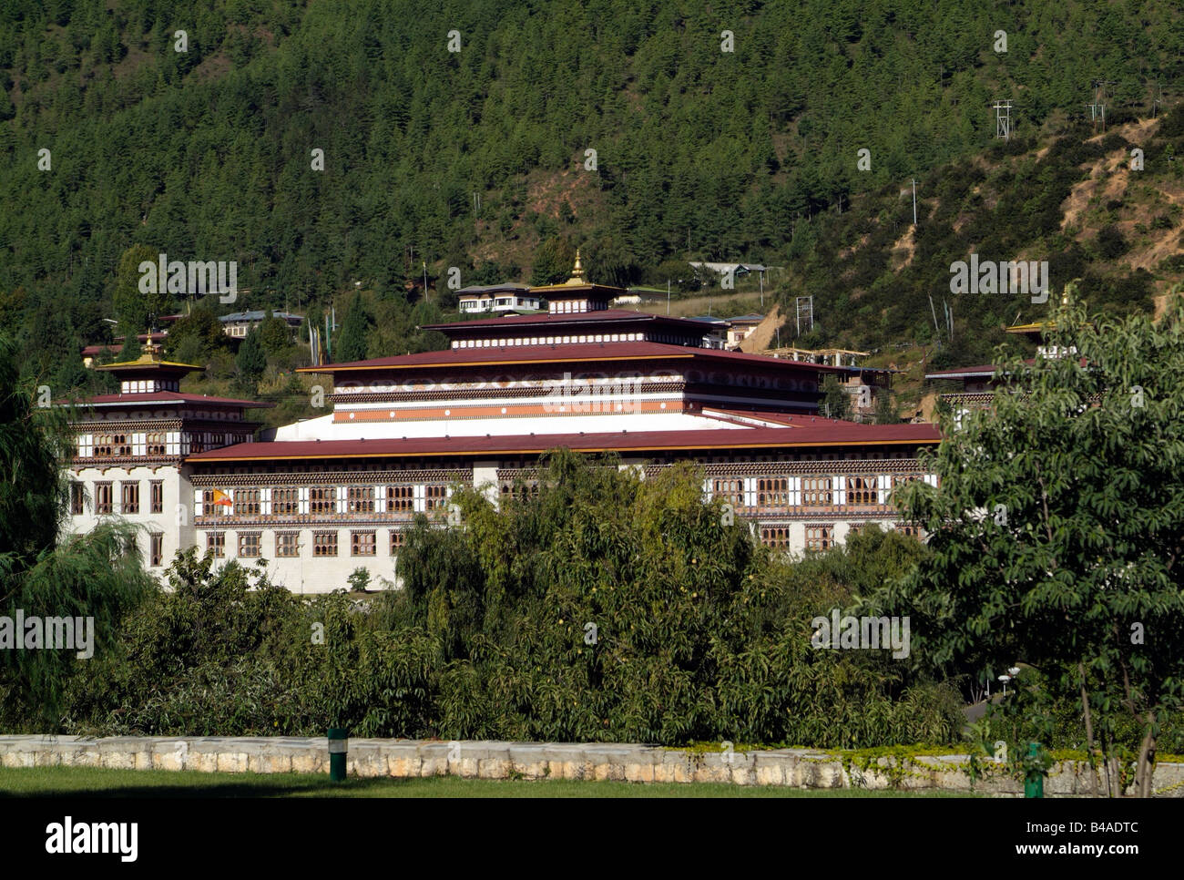 geography / travel, Bhutan, Thimpu, buildings, parliament building ...