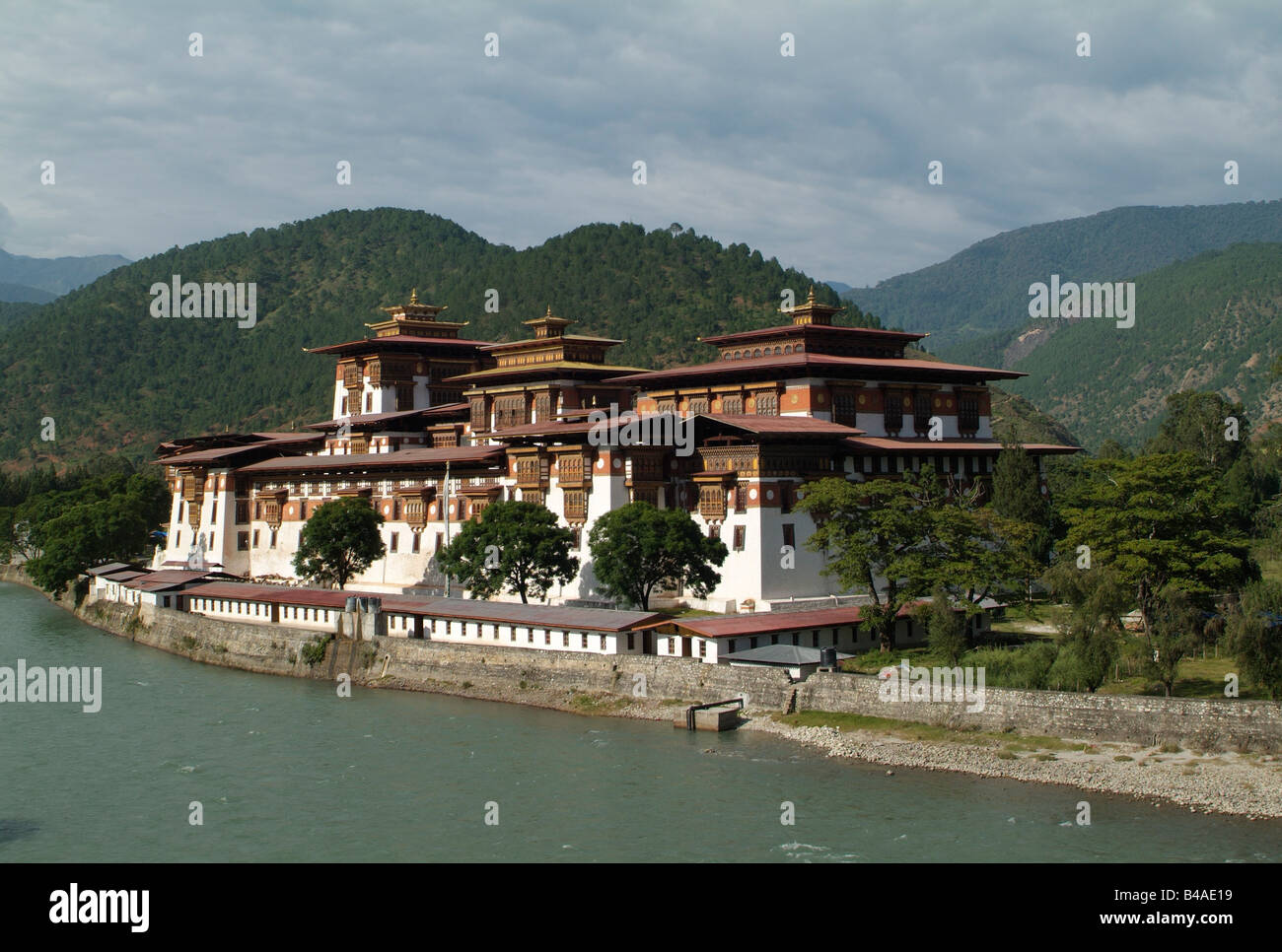 geography / travel, Bhutan, Punakha, Dzong (Punthang Dechen Phodrang ...