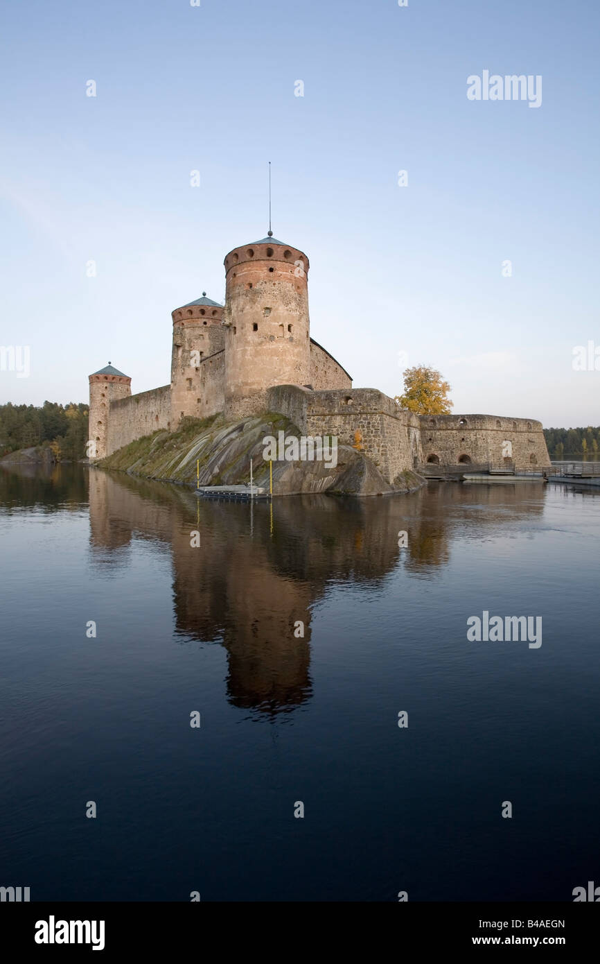Olavinlinna castle in Savonlinna Finland Stock Photo - Alamy