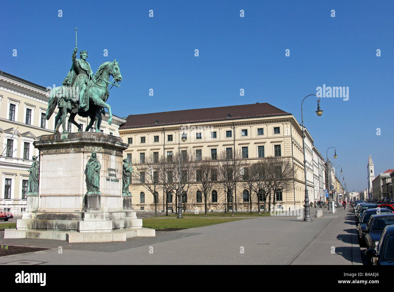 Munich Odeonsplatz Ludwig High Resolution Stock Photography and Images ...