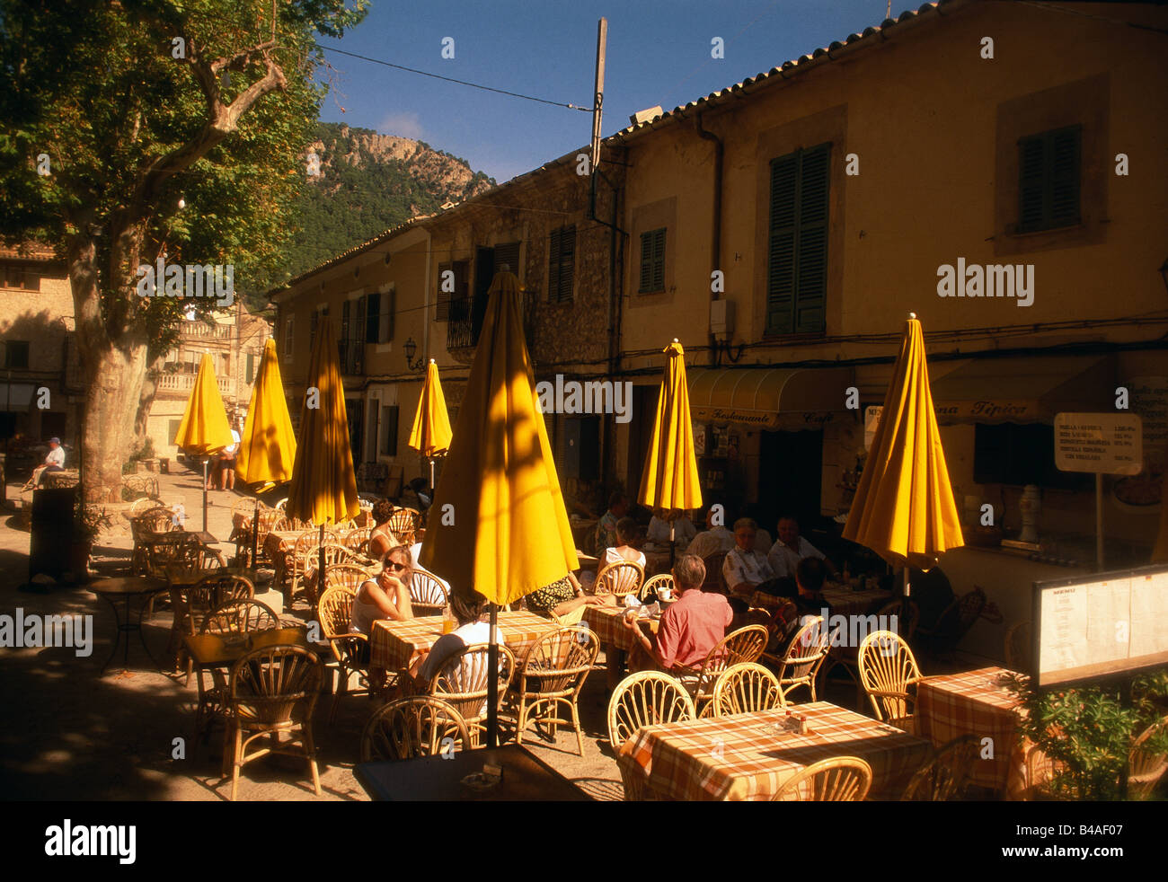 Valldemossa cafe hi-res stock photography and images - Alamy