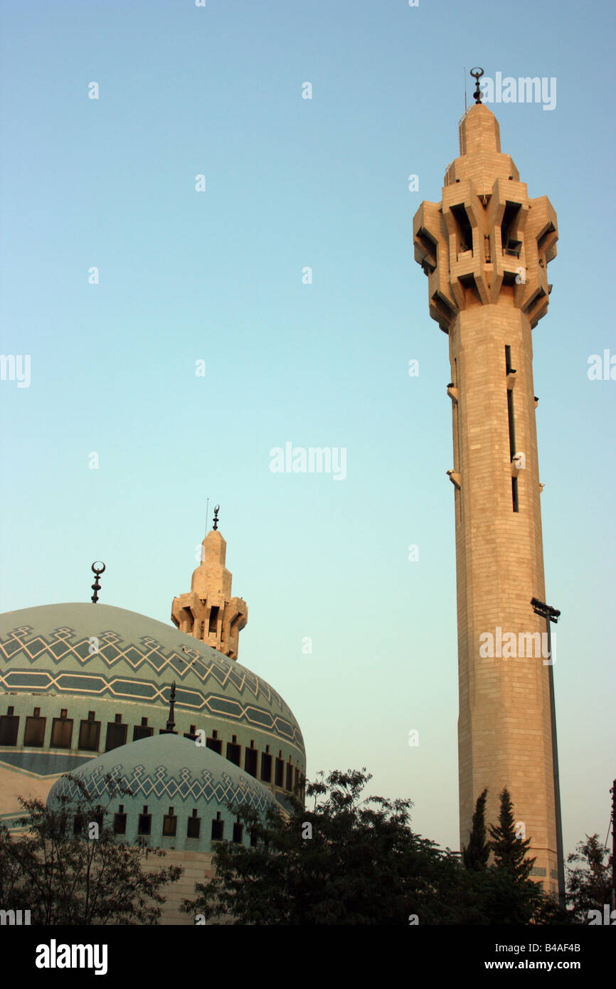 King Abdullah I Mosque, Amman, Jordan Stock Photo - Alamy