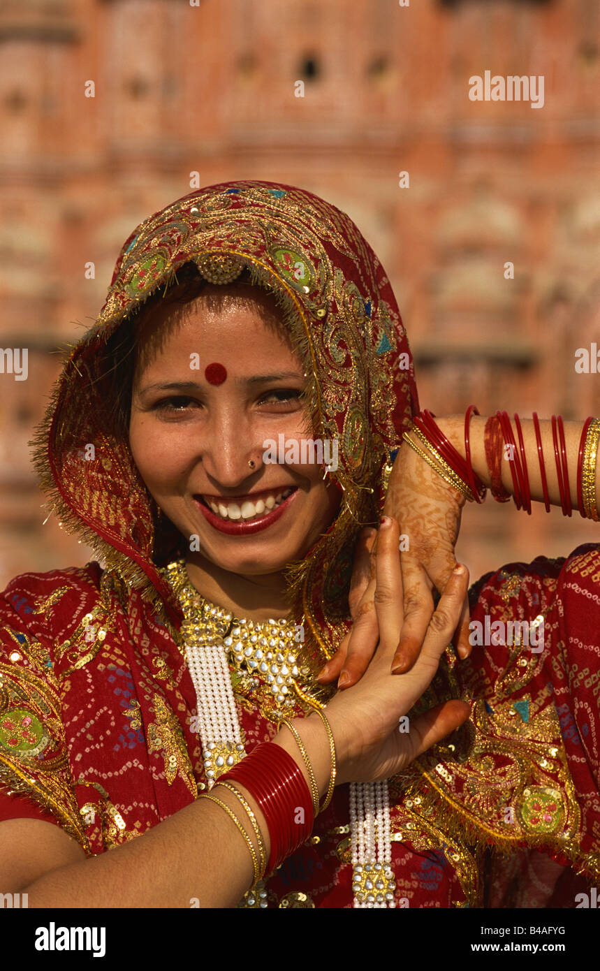 India, Jaipur, Rajasthan, Woman, Face Stock Photo - Alamy