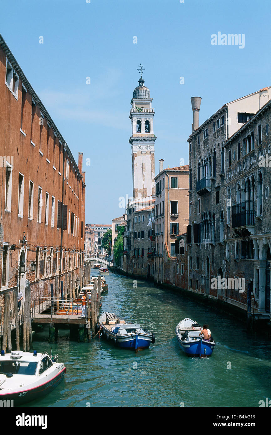 Italy Venice Channels Stock Photo - Alamy