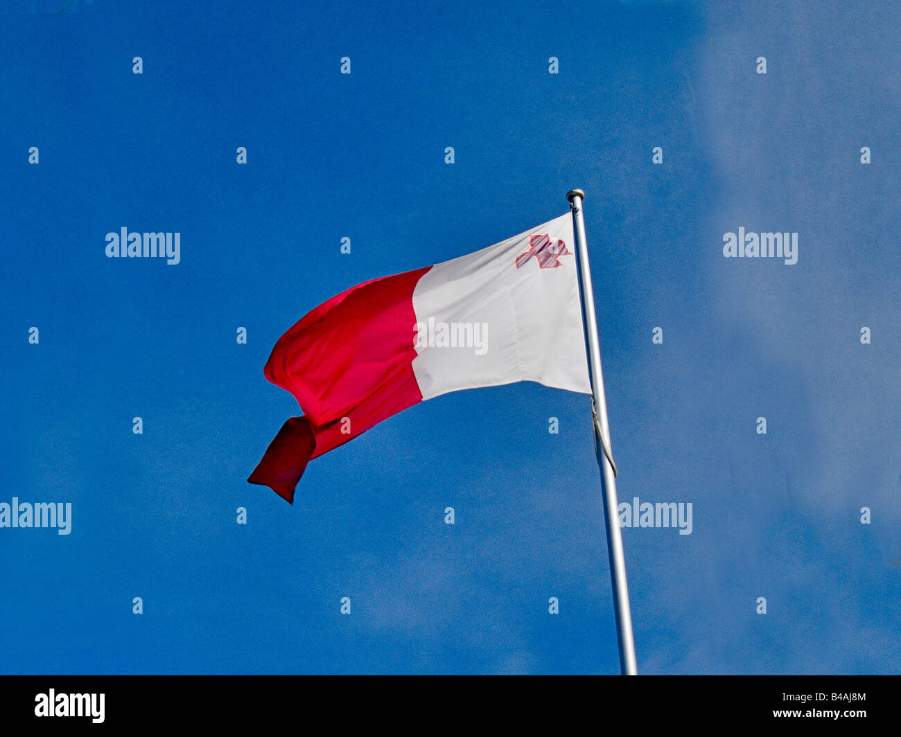 Flag of Malta GC Stock Photo - Alamy