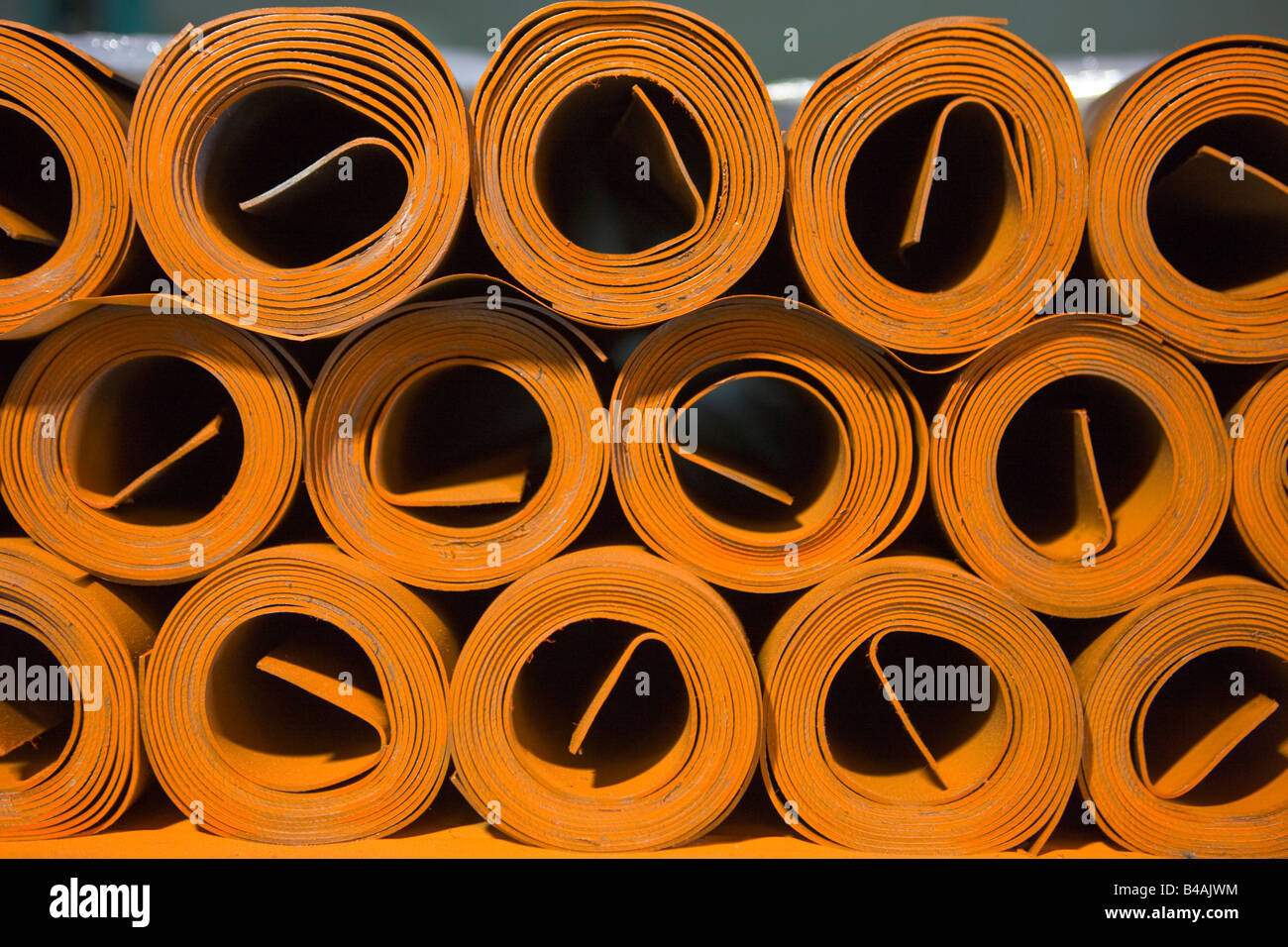 Rolls of lead used in boat building as well as in hospitals for the X ...