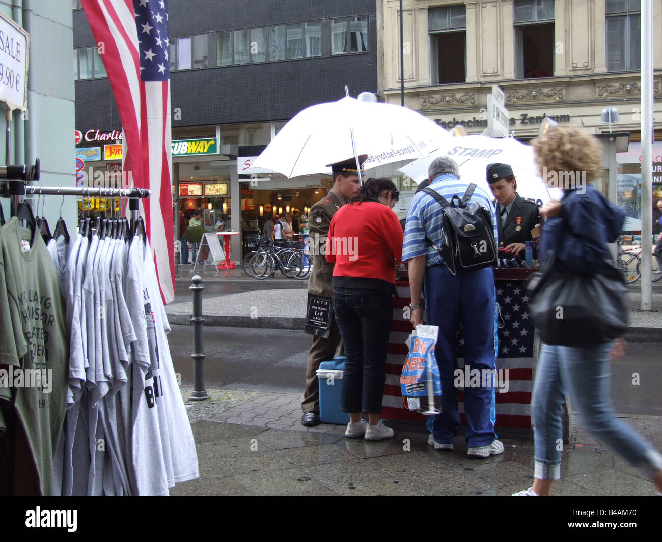 Souvenir shop checkpoint charlie berlin hi-res stock photography and ...