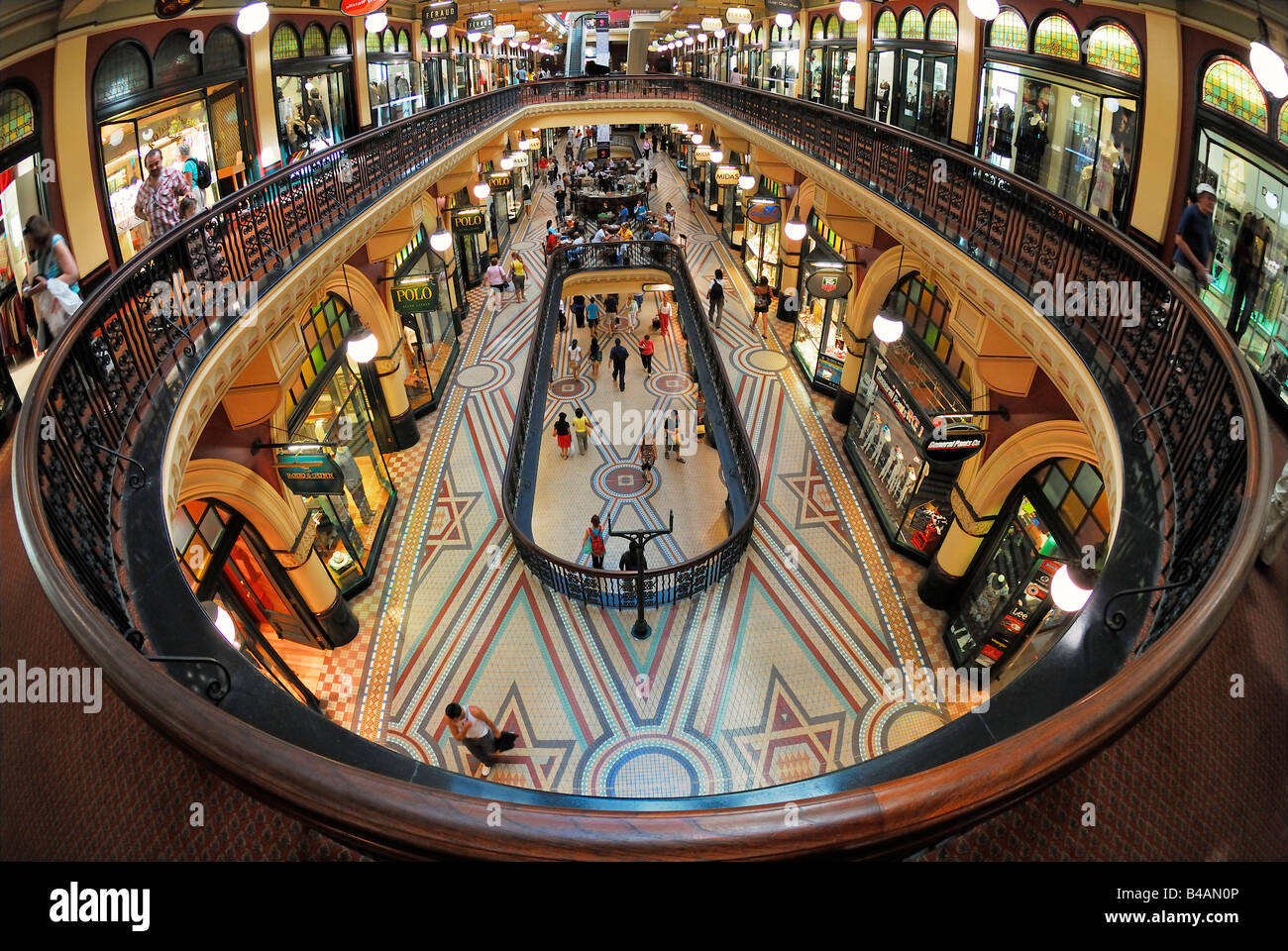 Interior view queen victoria building hi-res stock photography and ...