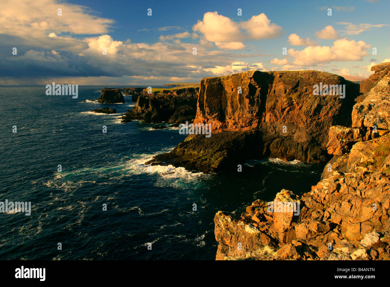 Basalt cliffs of Eshaness rugged basalt cliffs of Eshaness in last ...