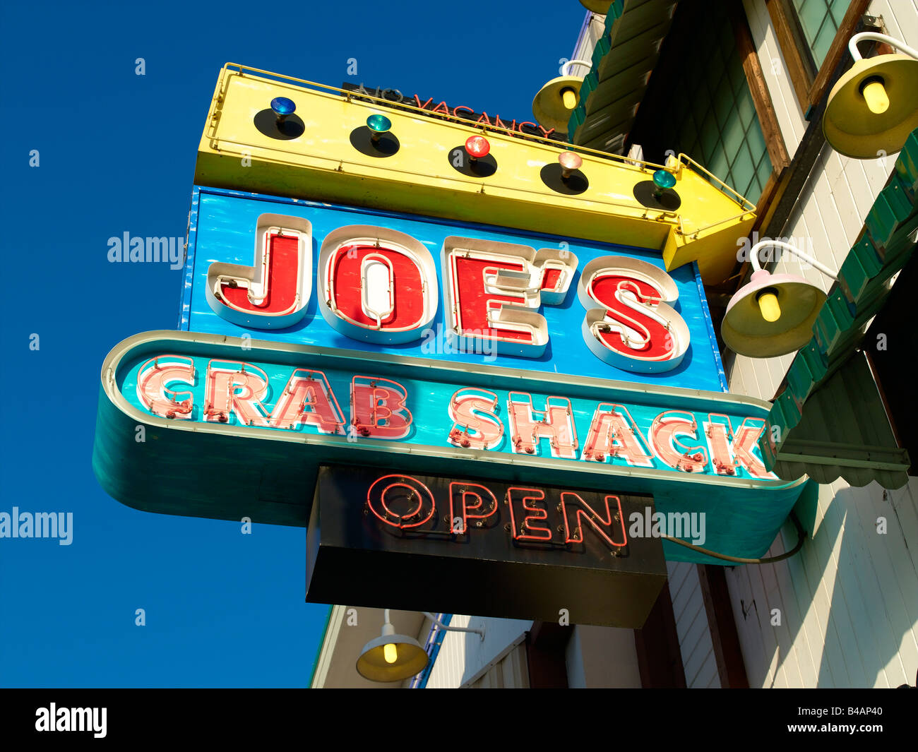 Joe's Crab Shack Sign Stock Photo - Alamy