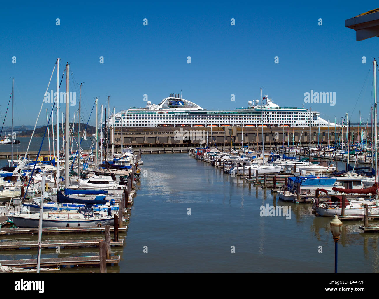 Dawn Princess Cruise Ship In Dock, San Francisco Stock Photo - Alamy