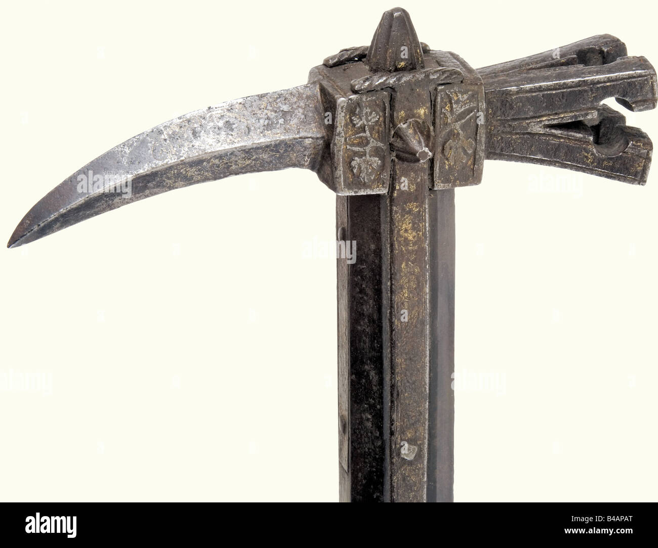 A heavy Late Gothic war hammer, Italian, circa 1480 A heavy iron hammer ...
