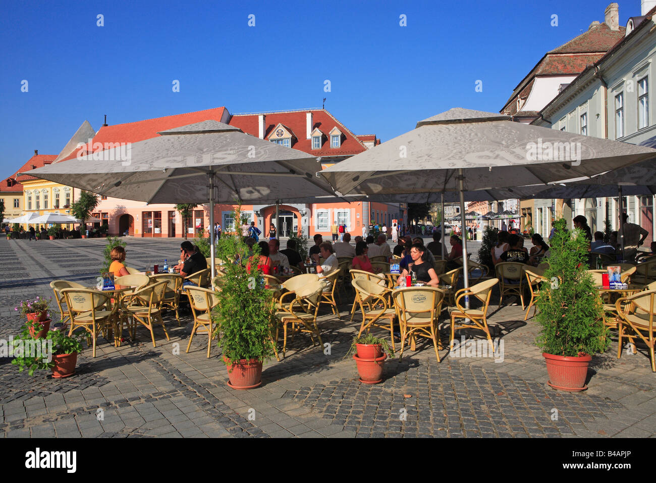 Sibiu piata mare square hi-res stock photography and images - Alamy
