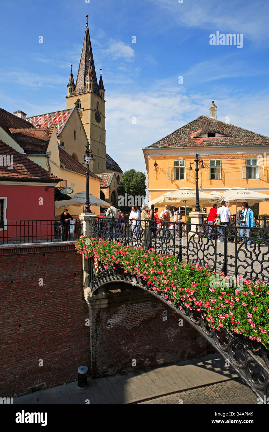 Romania, Transylvania, Sibiu, The Liars' Bridge Stock Photo - Alamy