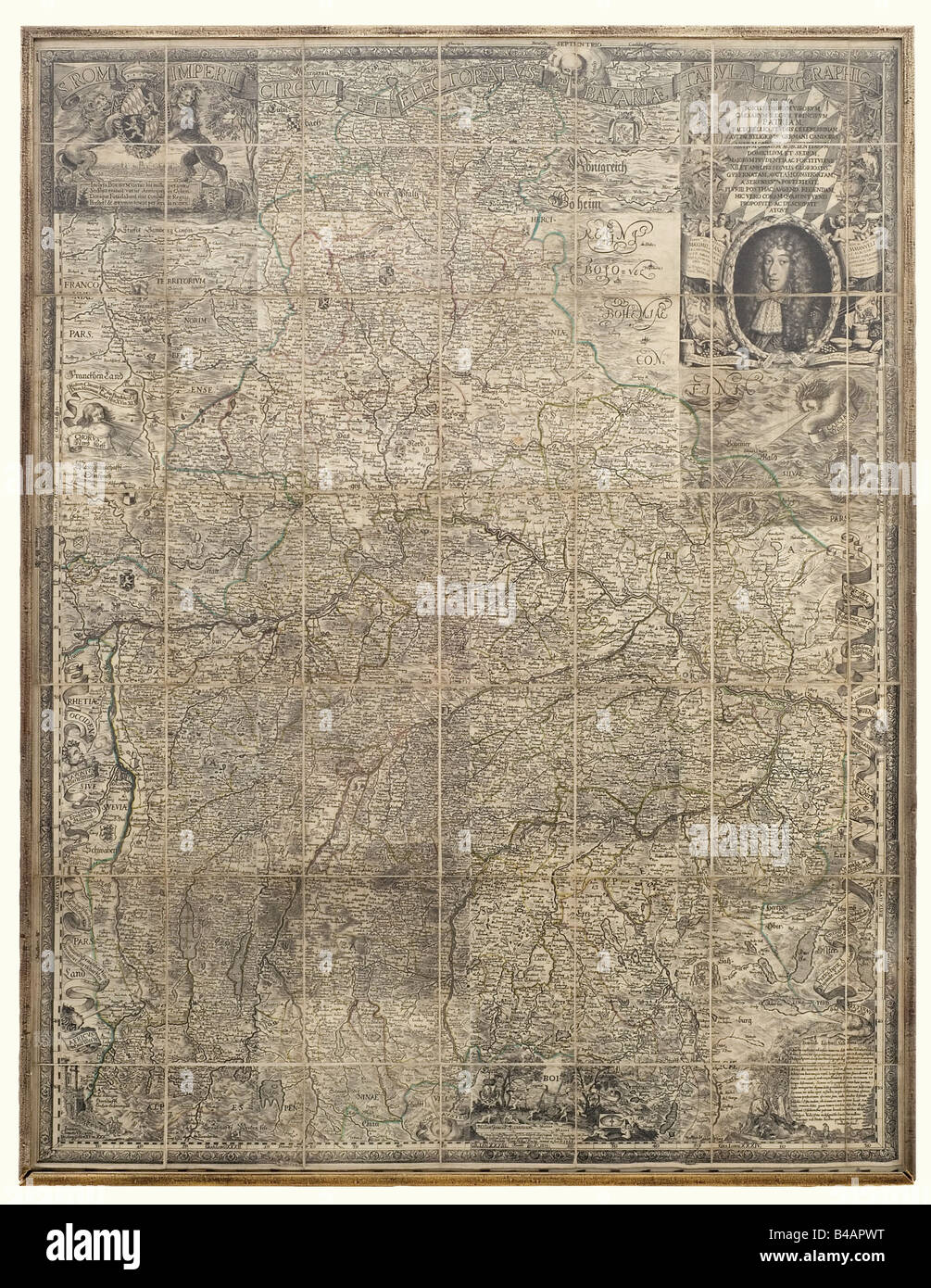 Electoratus Bavariae Tabula Chorographia, Georg Philipp Finckh 1633 ...