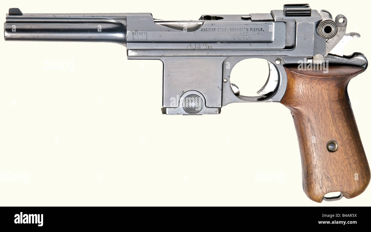 A bergmann model 1910 21 with wehrmacht proof mark hi-res stock ...