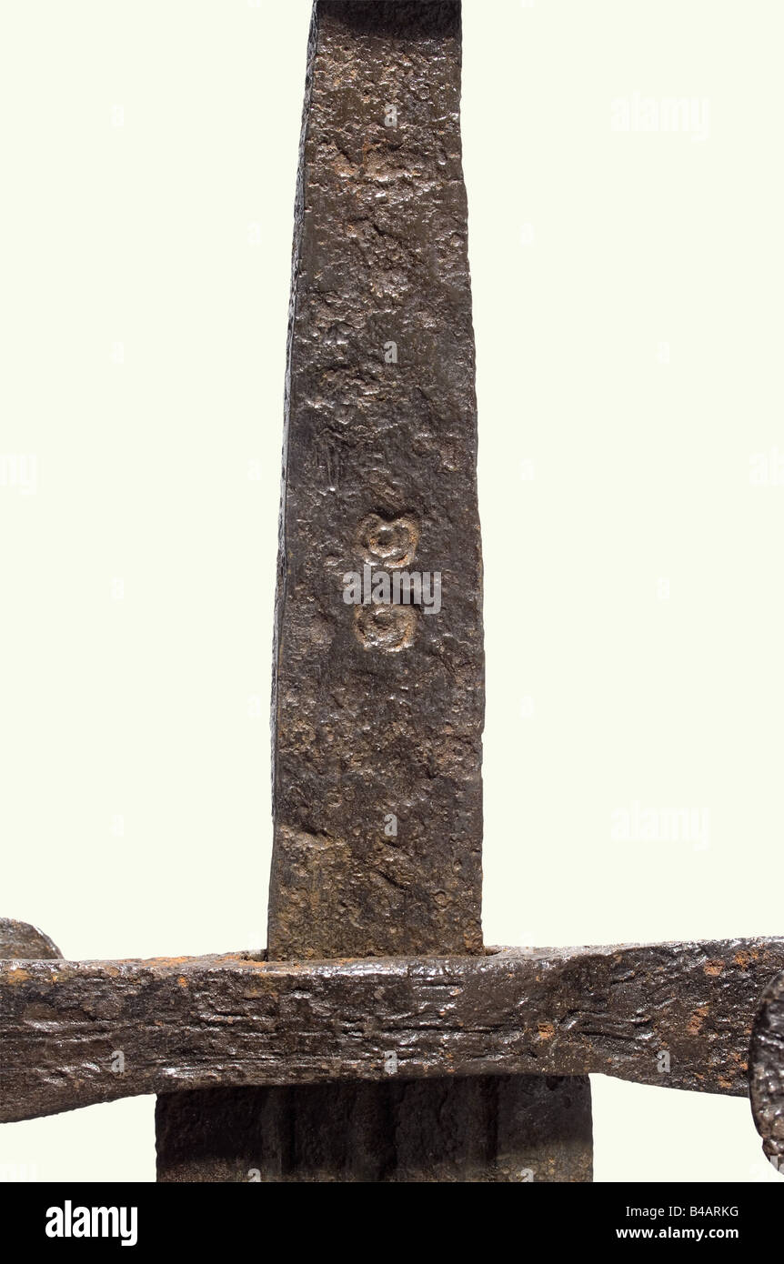 An Hungarian knightly sword, 2nd half of the 15th century. Double-edged ...