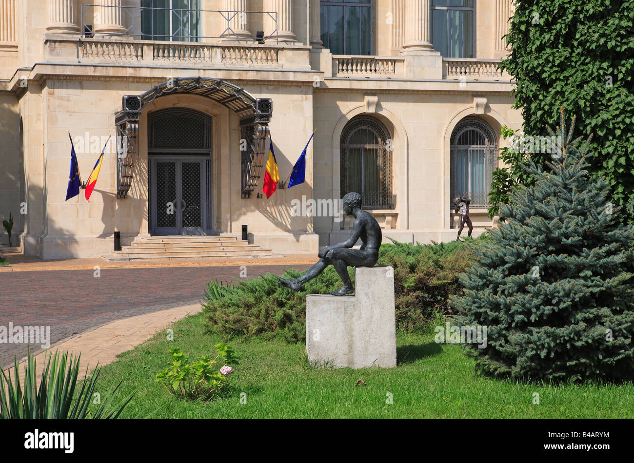 Bucharest, National Museum Of Arts Stock Photo - Alamy