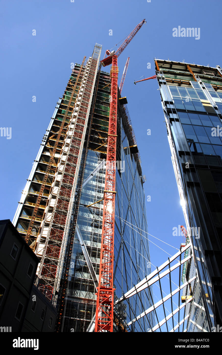 The Broadgate Tower And 201 Bishopsgate Development London Stock Photo ...