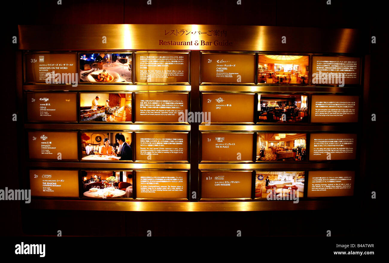 Guide restaurant hi-res stock photography and images - Alamy