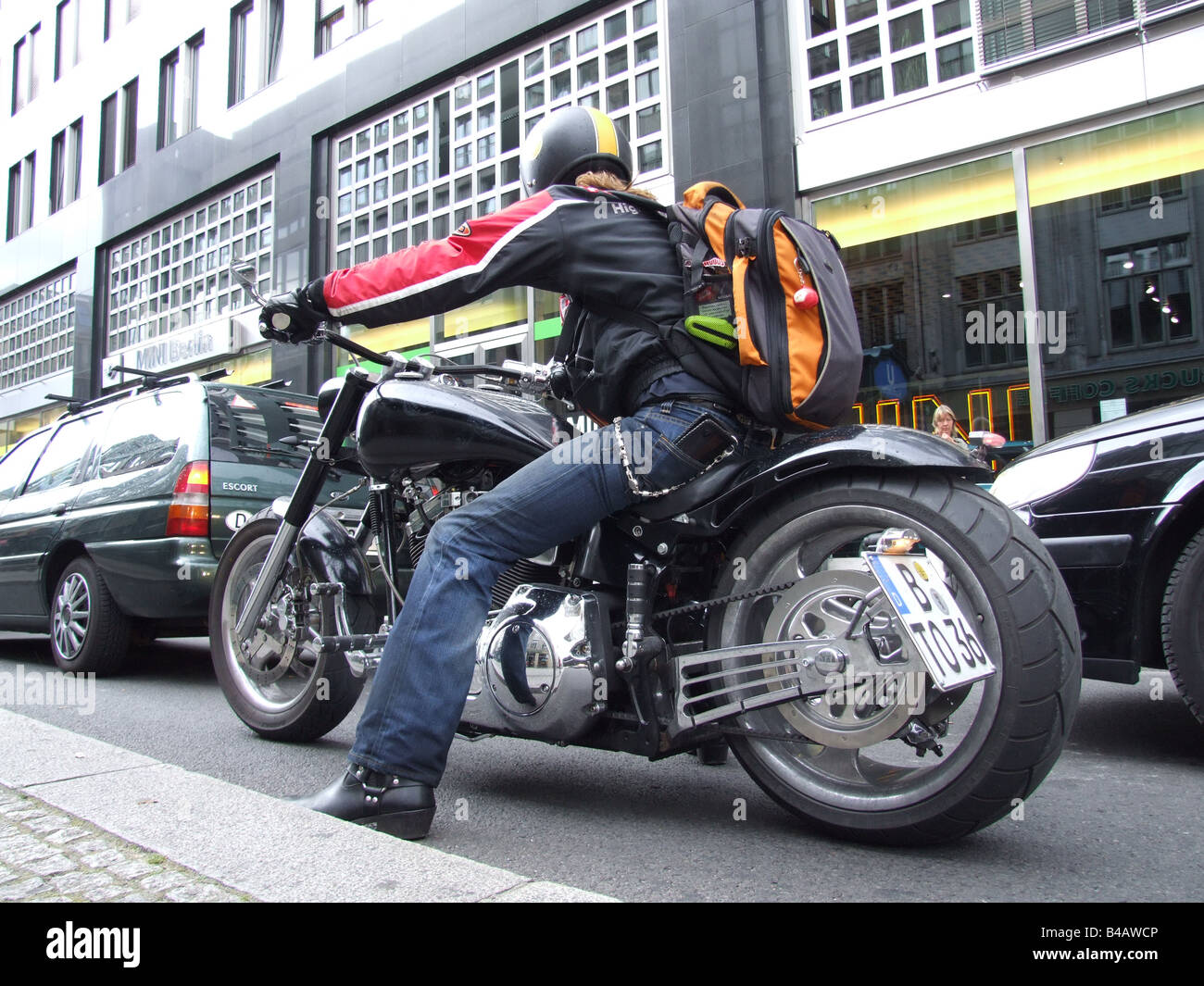 custom motorbike in berlin, germany Stock Photo - Alamy