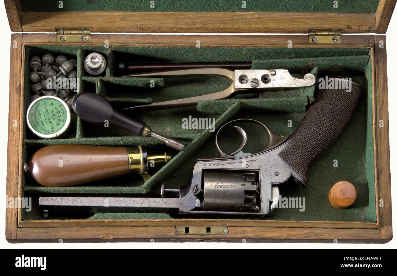 A cased Deane-Adams revolver, Deane Adams & Deane, London, circa 1855 ...