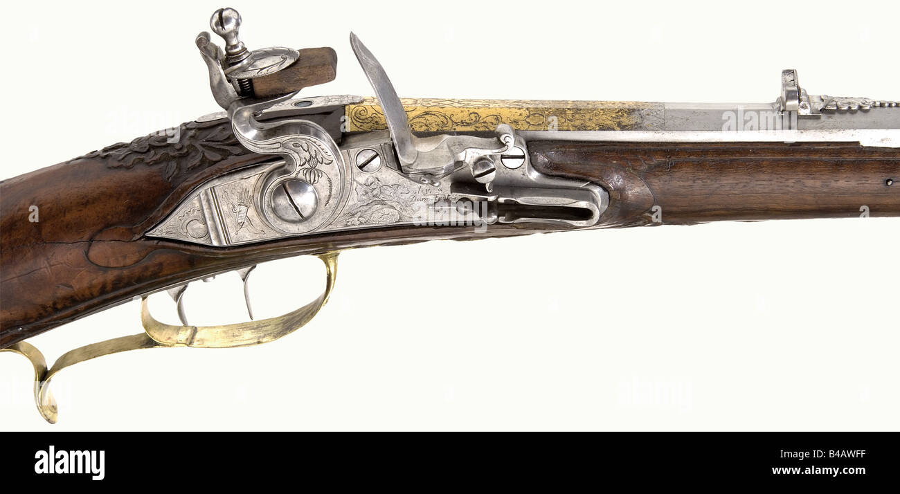 Flintlock with floral engraving hi-res stock photography and images - Alamy