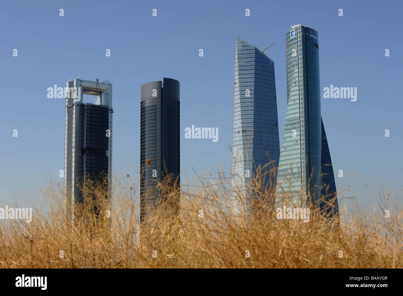 Four towers madrid hi-res stock photography and images - Alamy