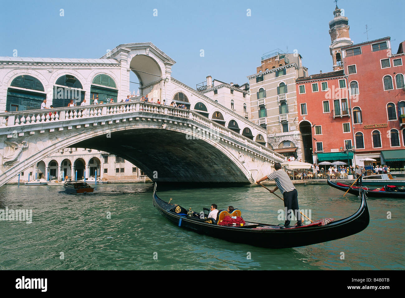 Italy Venice Rialto Bridge Stock Photo - Alamy