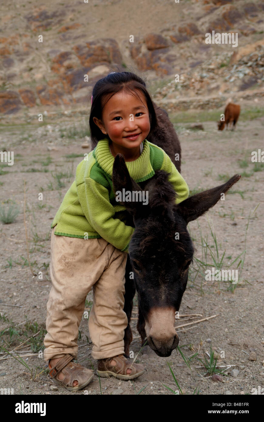 Ladakhi girl,Hemis,Ladakh,India,Jammu and Kashmir Stock Photo - Alamy
