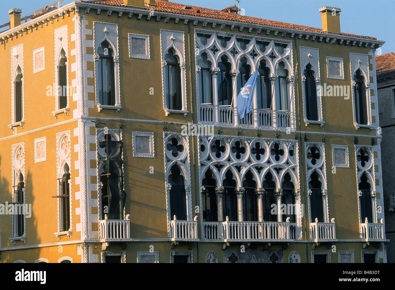 Italy Venice The Ca' d'Oro beautiful and delicate architecture Stock ...