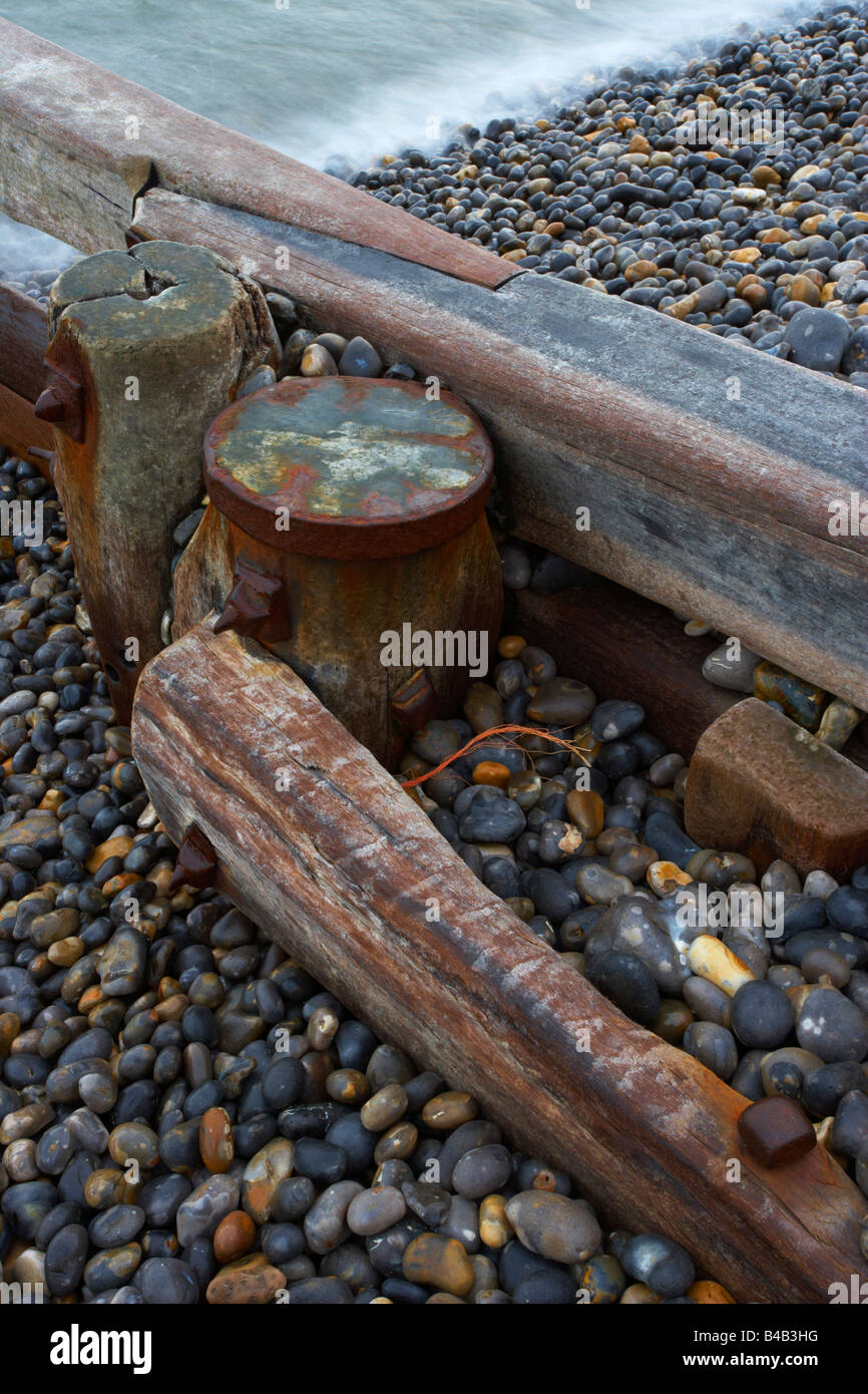 The shingle beach at Sheringham on the North Norfolk Coast Stock Photo ...