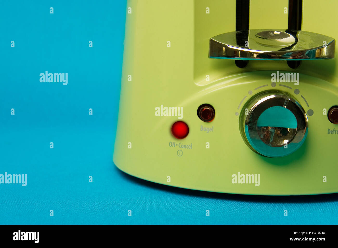 The controls on a toaster Stock Photo - Alamy