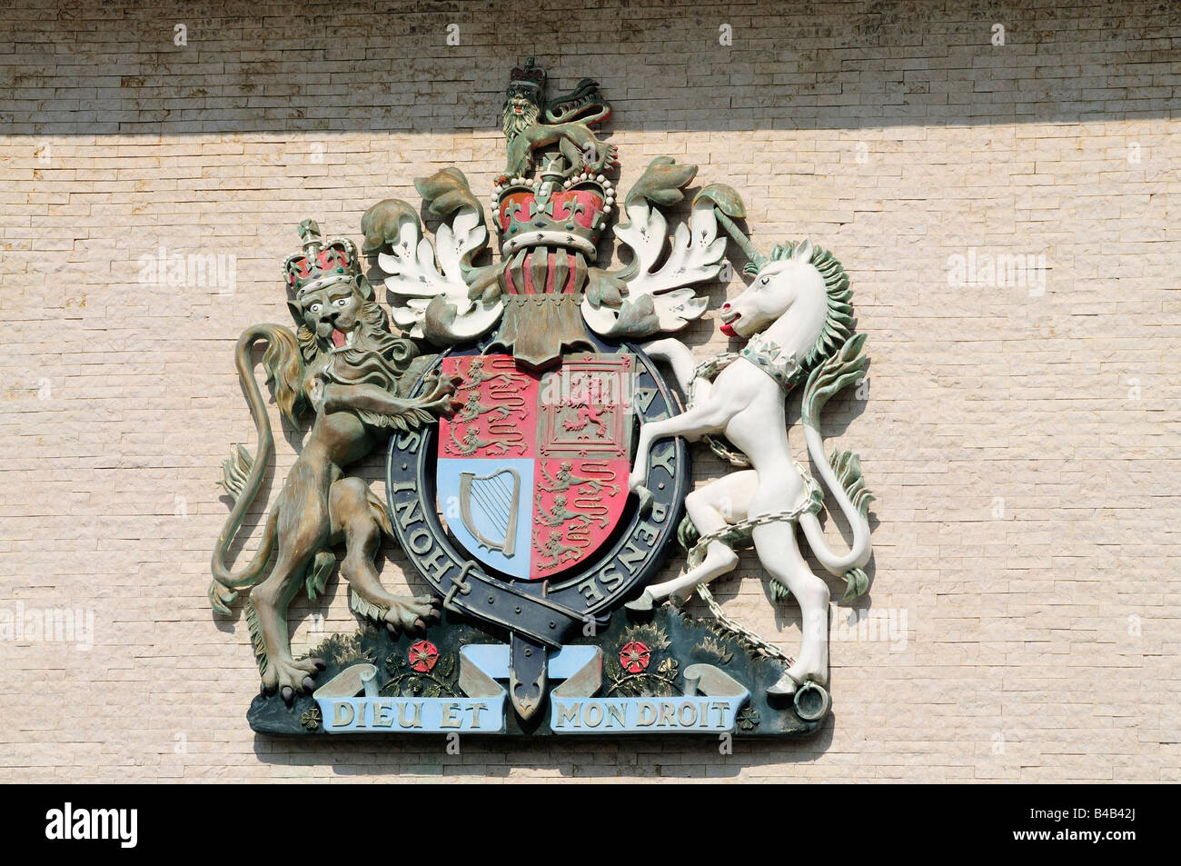 Coat of Arms , Sign of Authority, building, heraldry, Lion and Unicorn ...