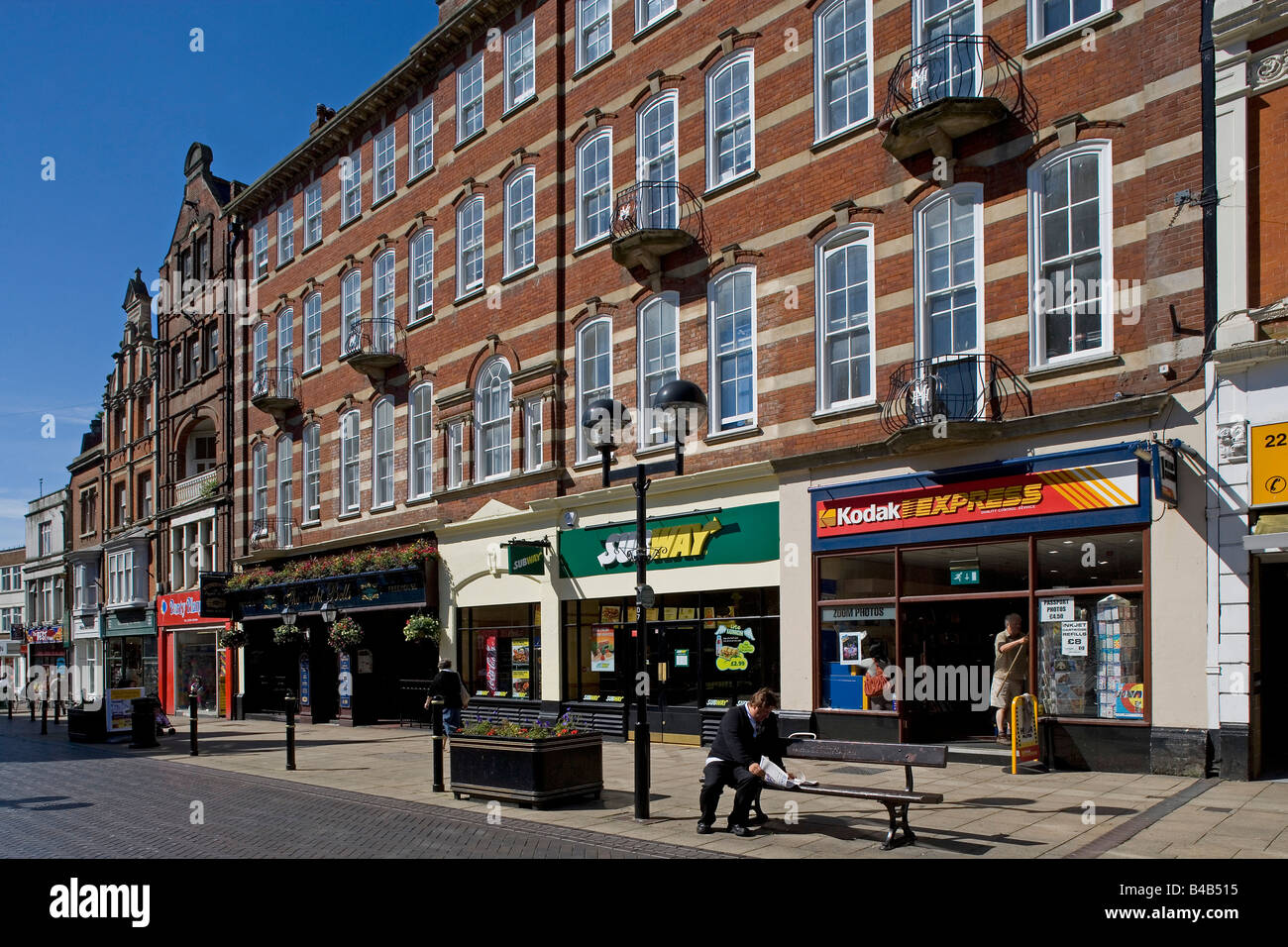 Dover old town typical houses Kent Great Britain United Kingdom Stock ...