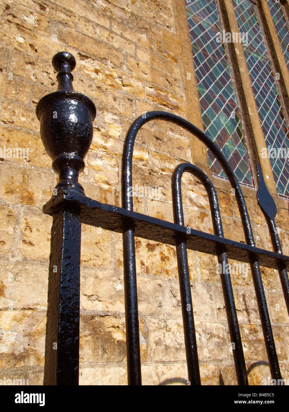 Georgian railing detail Stock Photo - Alamy