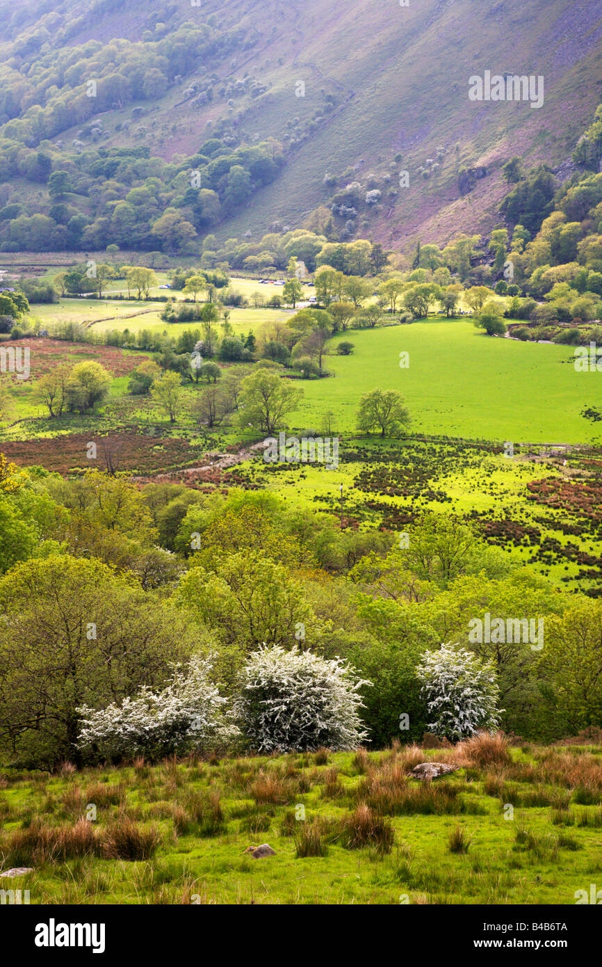 Spring in the Glaslyn Valley Snowdonia Wales Stock Photo - Alamy