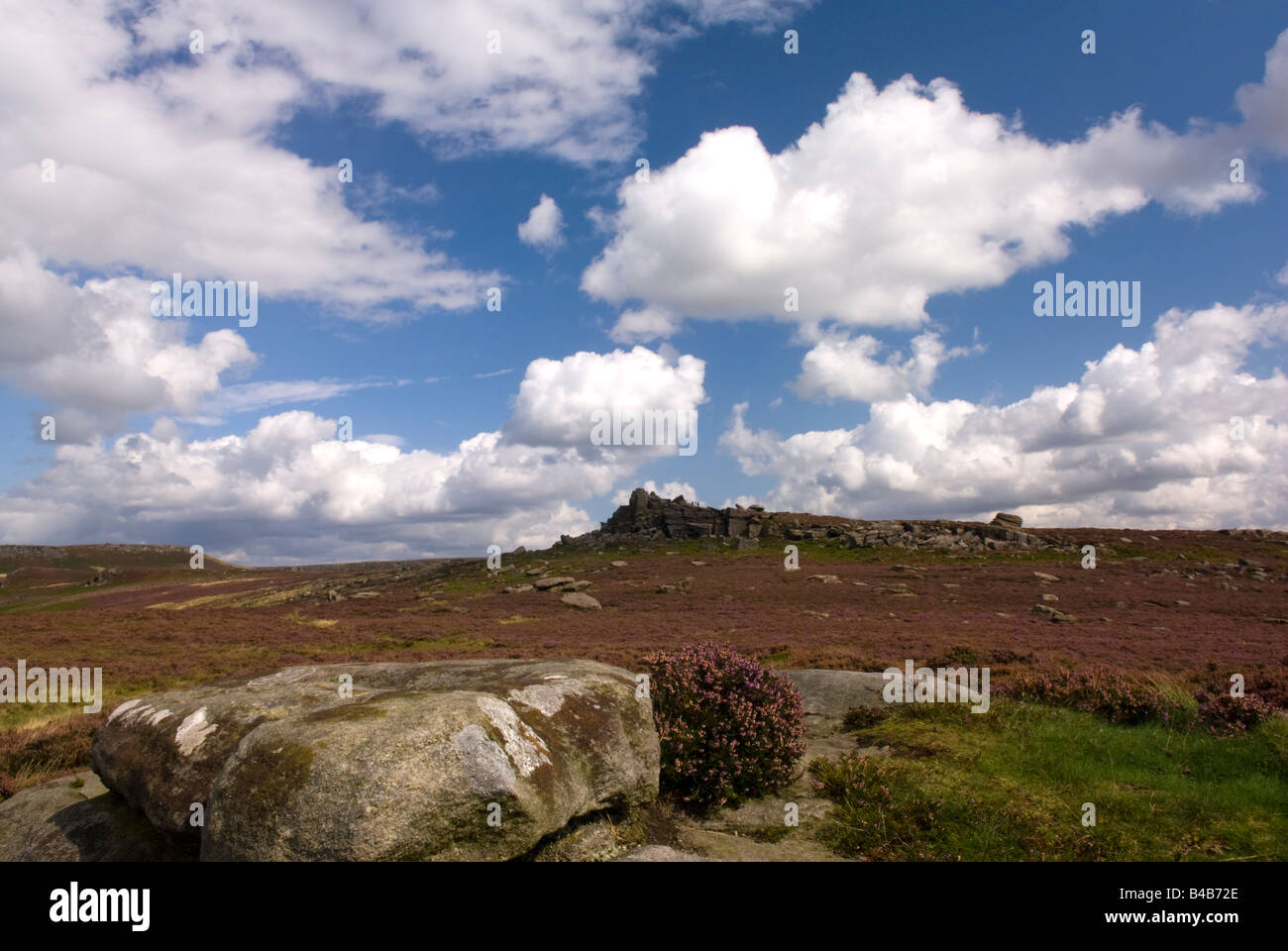 View towards Over Owler Tor and Wynyard's Nick, from Millstone Edge The ...