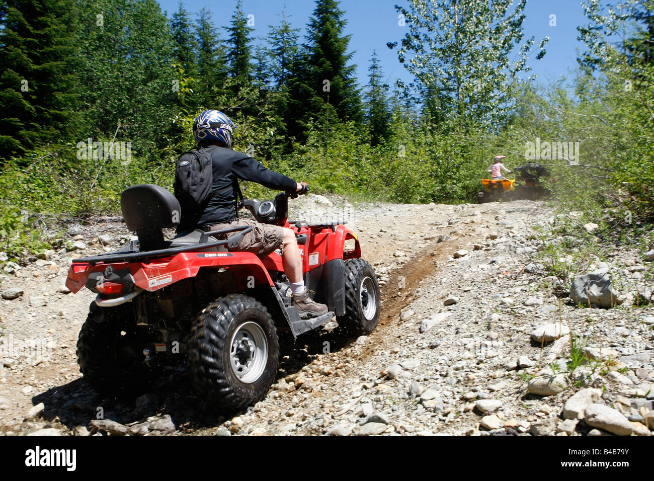 atv trip in Whistler British Columbia Stock Photo - Alamy
