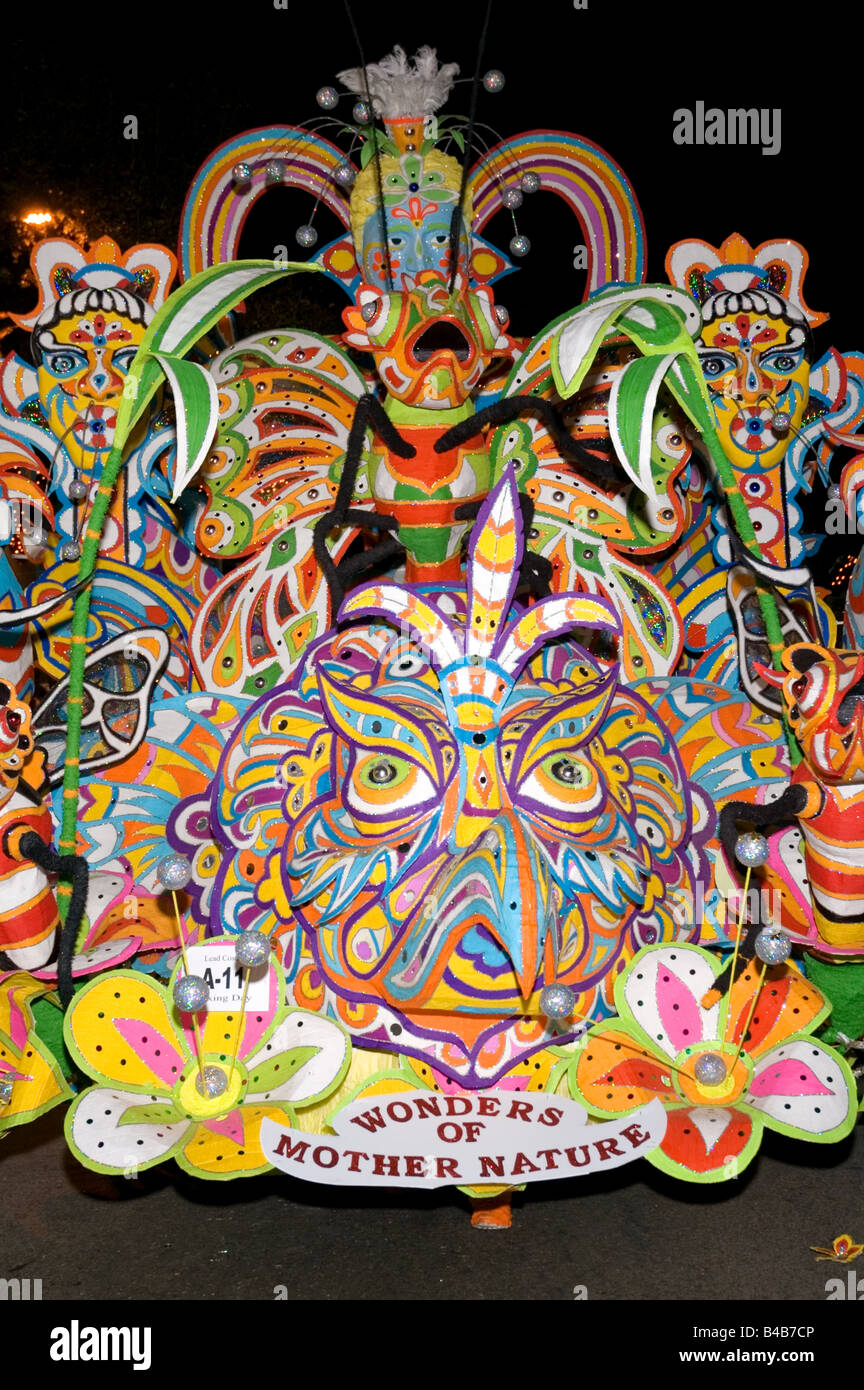 Junkanoo float Boxing Day Junkanoo Parade Nassau Bahamas Stock Photo ...