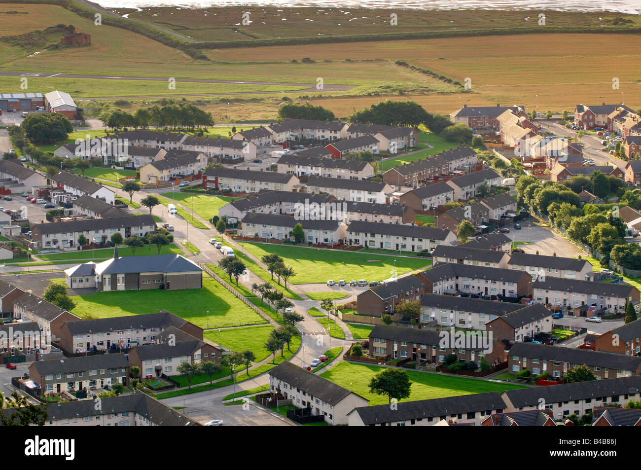 Housing Estate in Newtownards County Down Stock Photo - Alamy