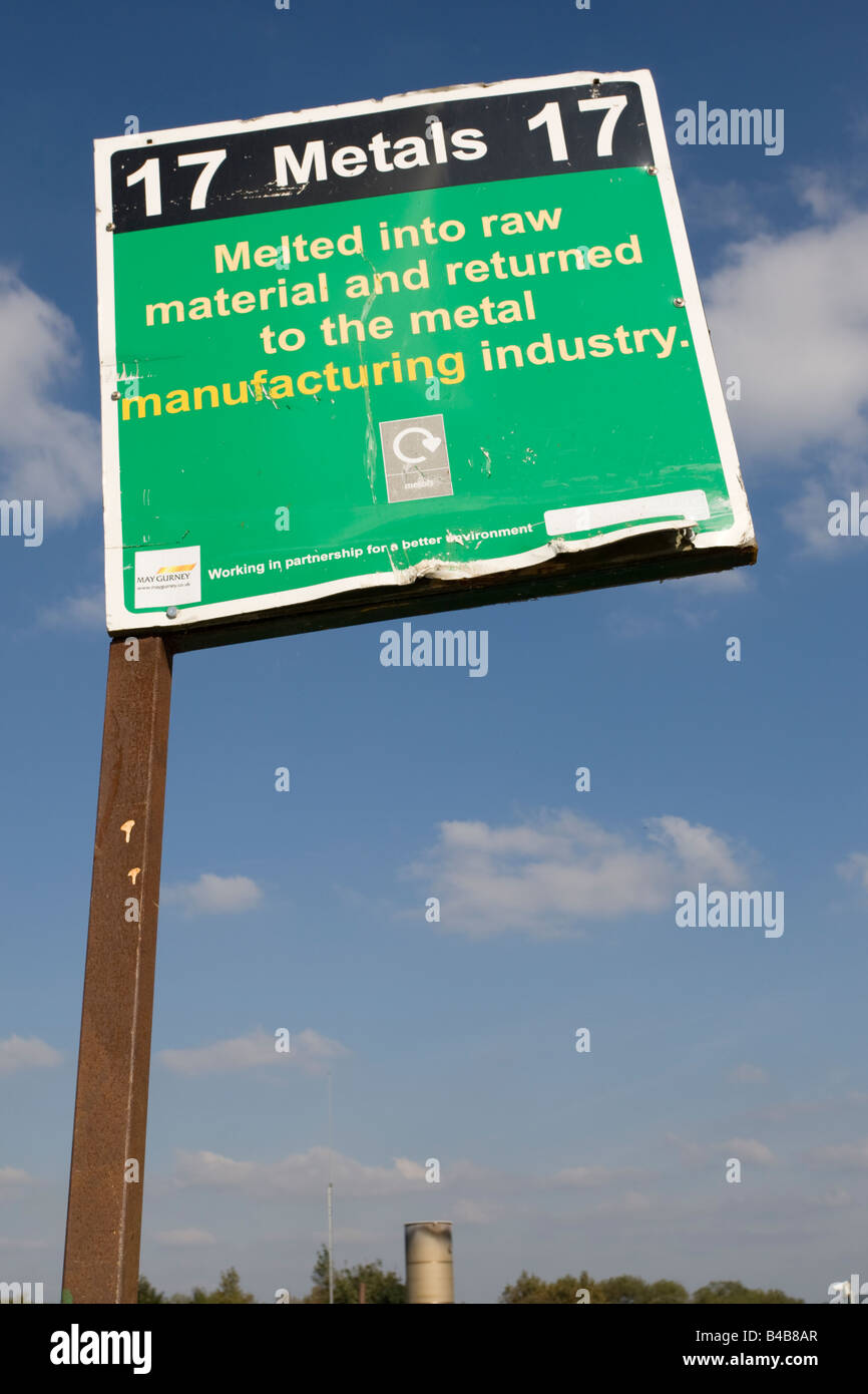 Domestic waste sign hi-res stock photography and images - Alamy