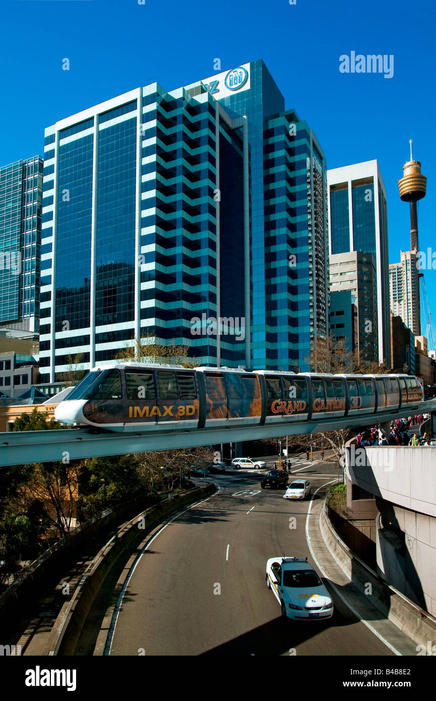 MONORAIL DARLING HARBOUR SYDNEY AUSTRALIA Stock Photo - Alamy