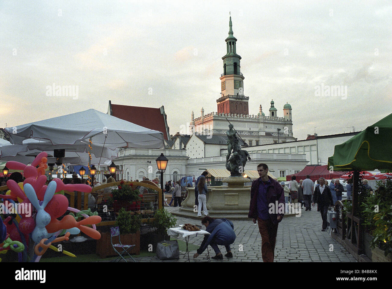 The Old Market Square in Poznan, Poland Stock Photo - Alamy