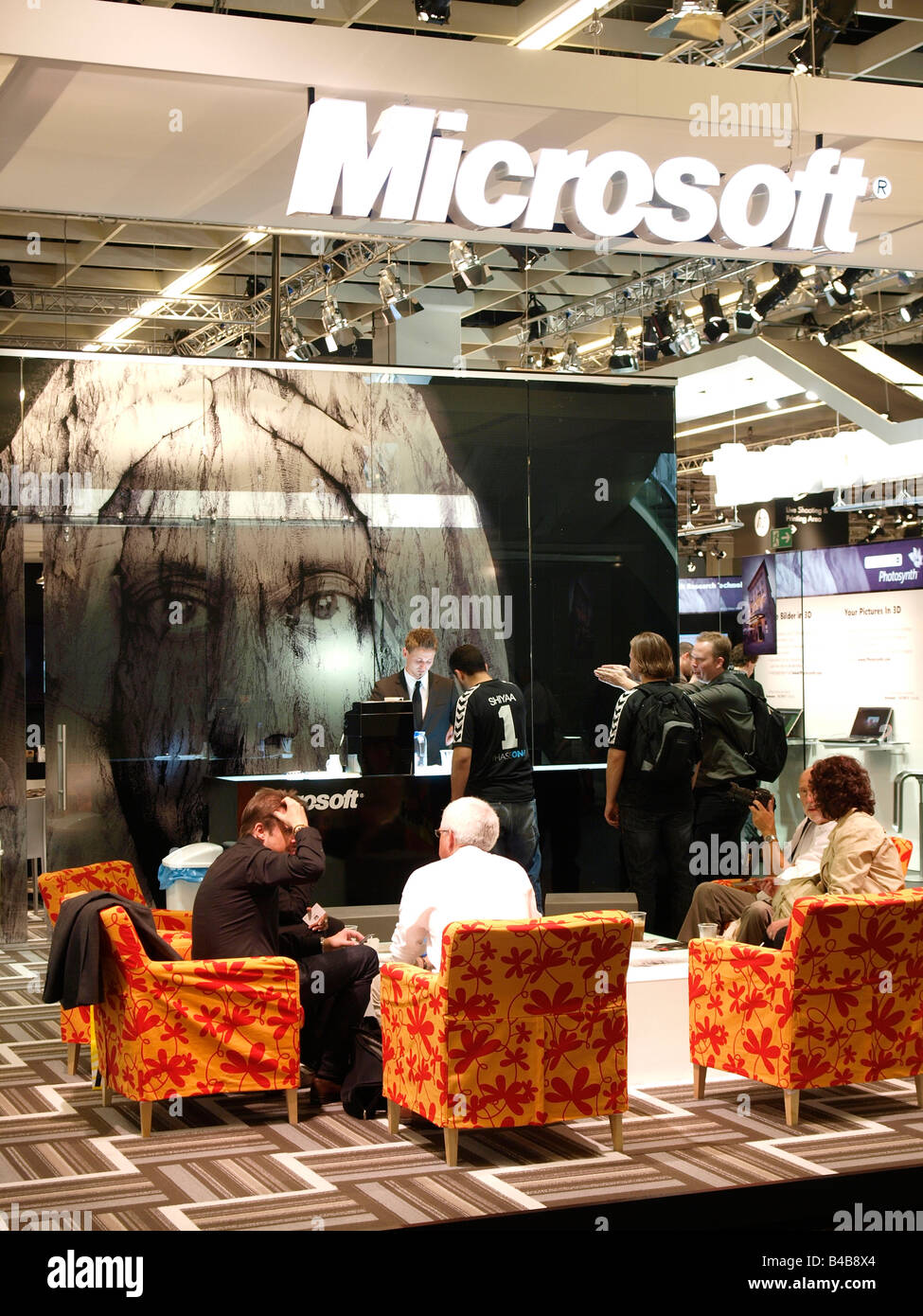 Solutions booth hi-res stock photography and images - Alamy